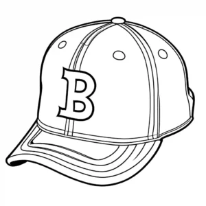 11 Free Baseball Cap Coloring Pages | Lulu Pages 🎨