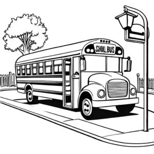 100+ School Bus Coloring Pages for Free • Lulu Pages