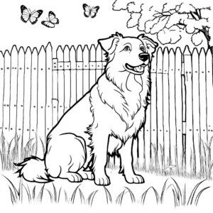 100+ Australian Shepherd Coloring Pages for Free • Lulu Pages